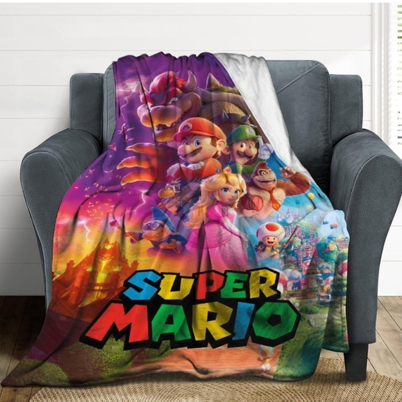 Nintendo | Bedding | Mario Blanket | Poshmark